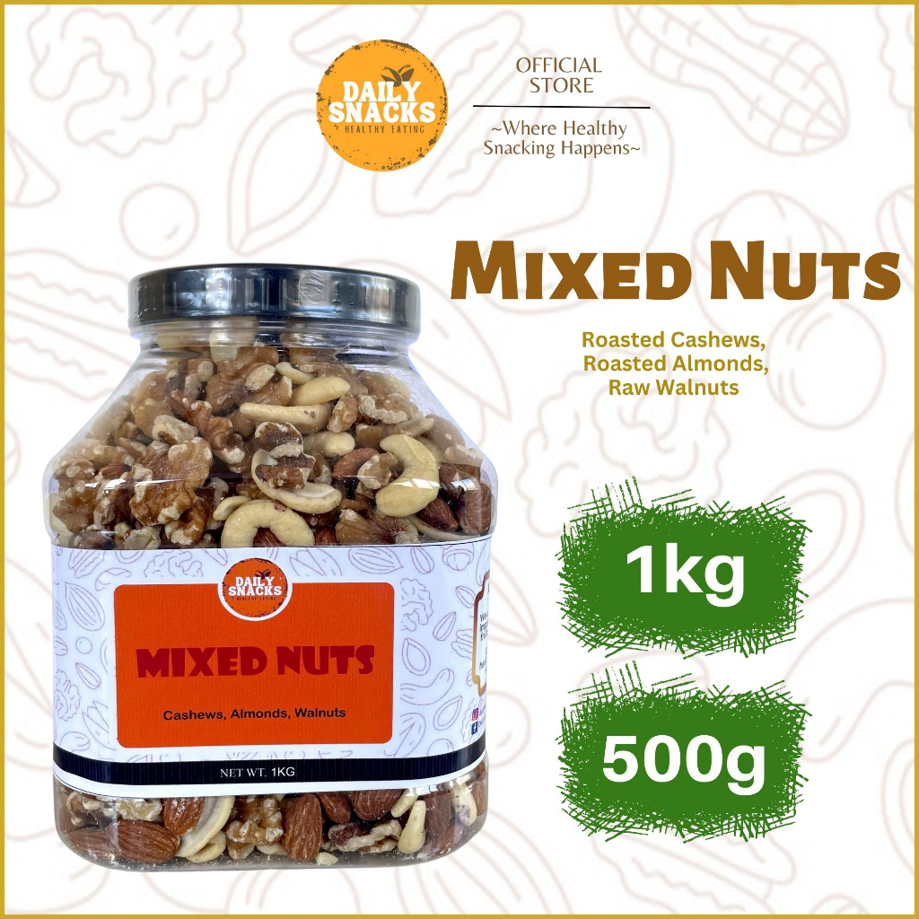 Daily Snacks Mixed Nuts in Jar | Shopee Philippines