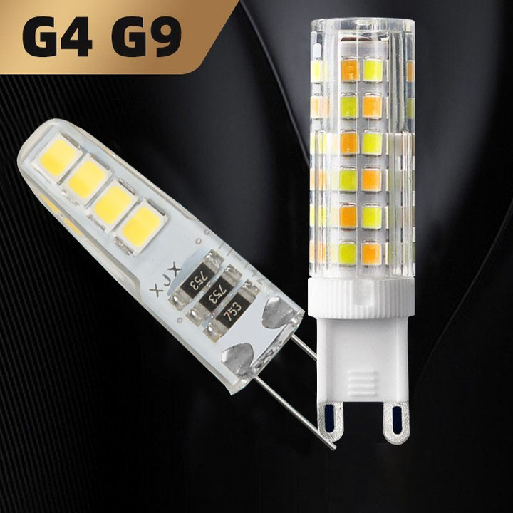 Ceramic LED Bulb G4 G9 Bulb Warm White 3 Colors Light Bulb 220V 3W High Brightness Small Light ...