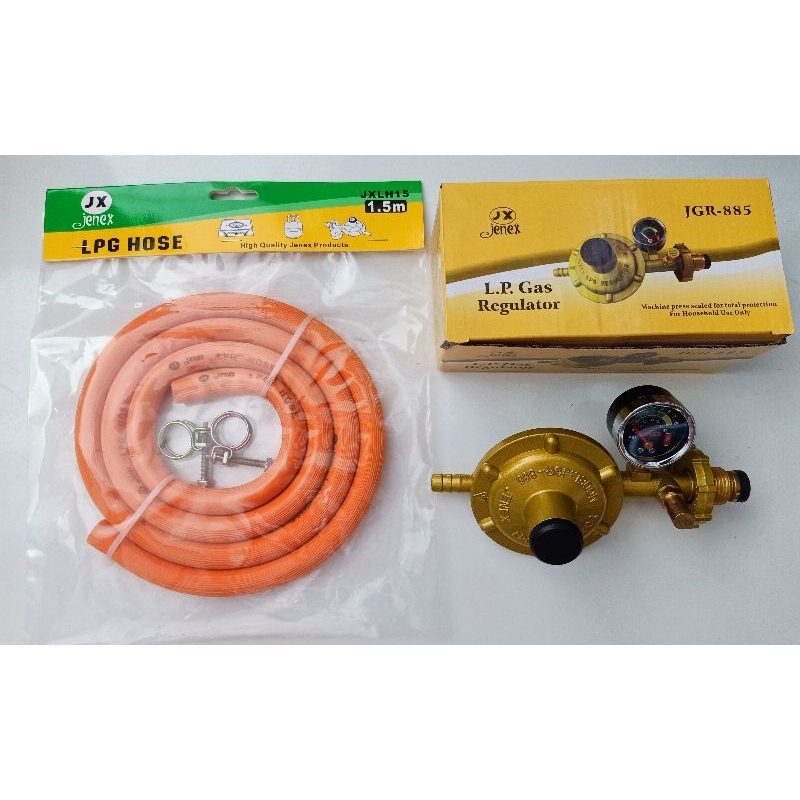 LPG Regulator with Level Gauge and Safety Relief push pin and optional ...