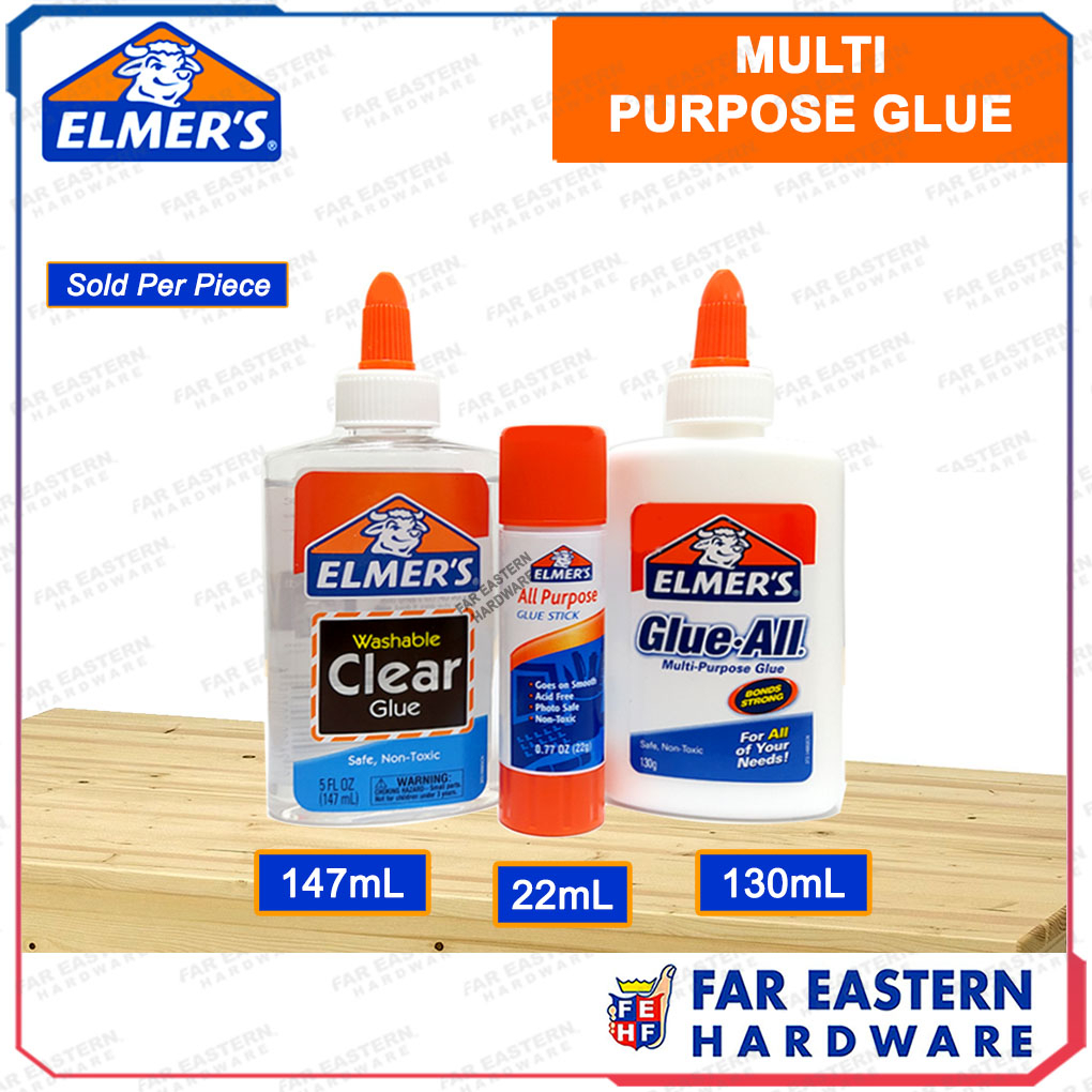 Multi Purpose Glue Stick All White | Clear Paper Glue ELMERS | HBW ...