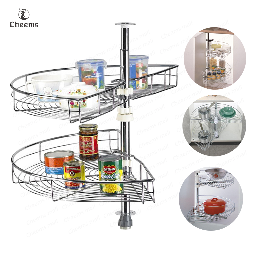 Corner Pull out basket 2 layer 304 stainless Magic Corner Kitchen ...