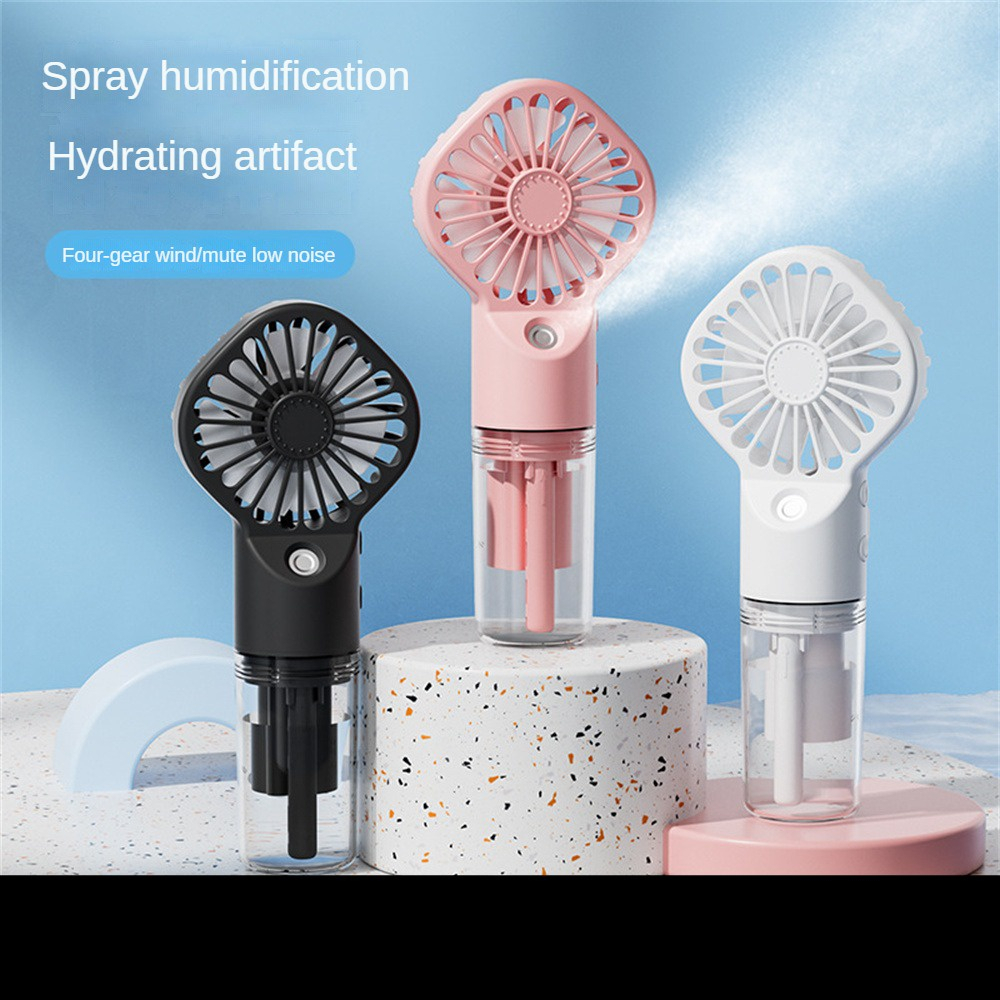 F3 Mini Handheld Spray Fan Small Fan Usb Rechargeable Portable Fan ...