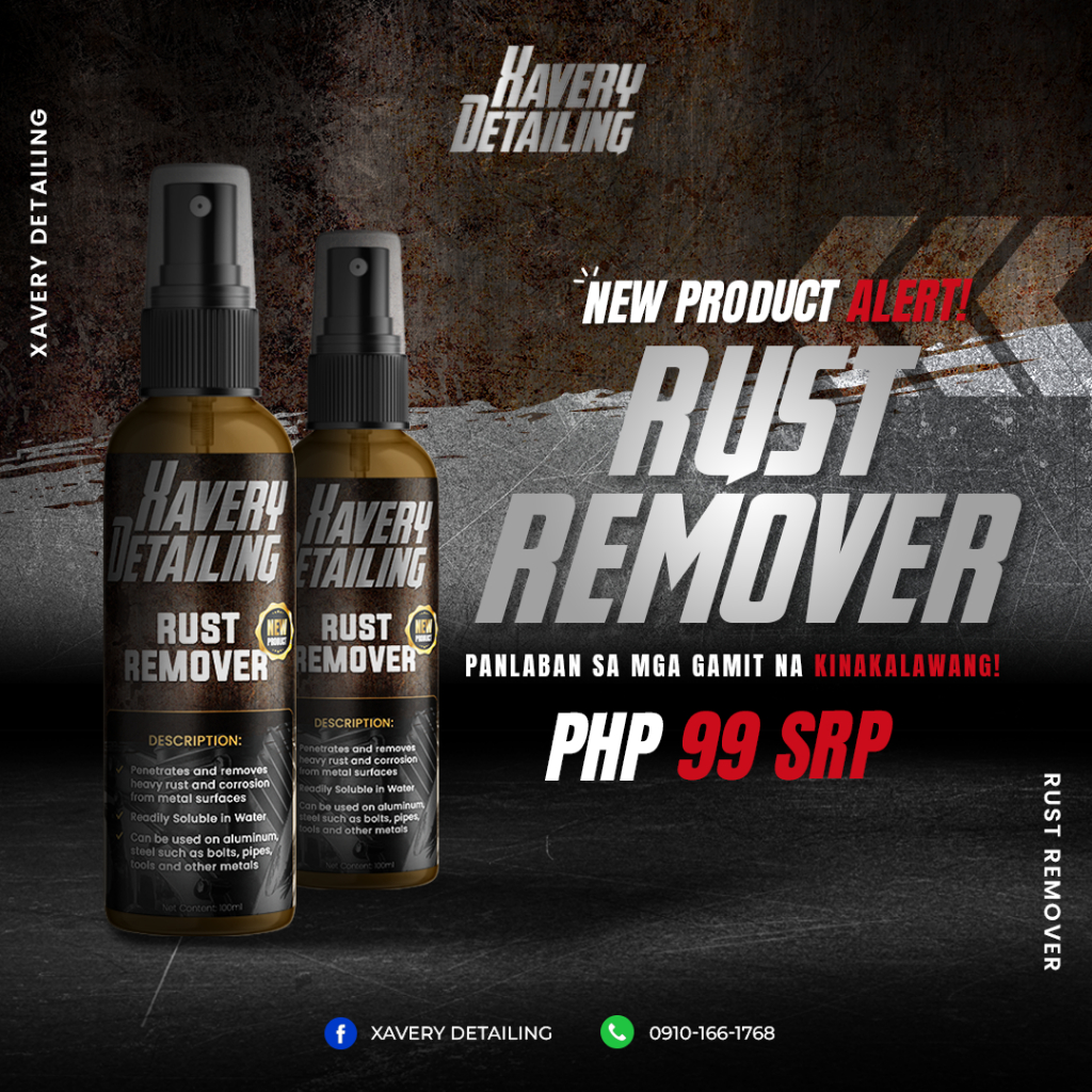 Xavery Detailing Rust Remover - Penetrates and Removes Heavy Rust ...