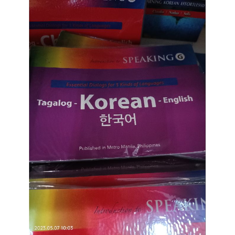 Tagalog Korean English | Shopee Philippines