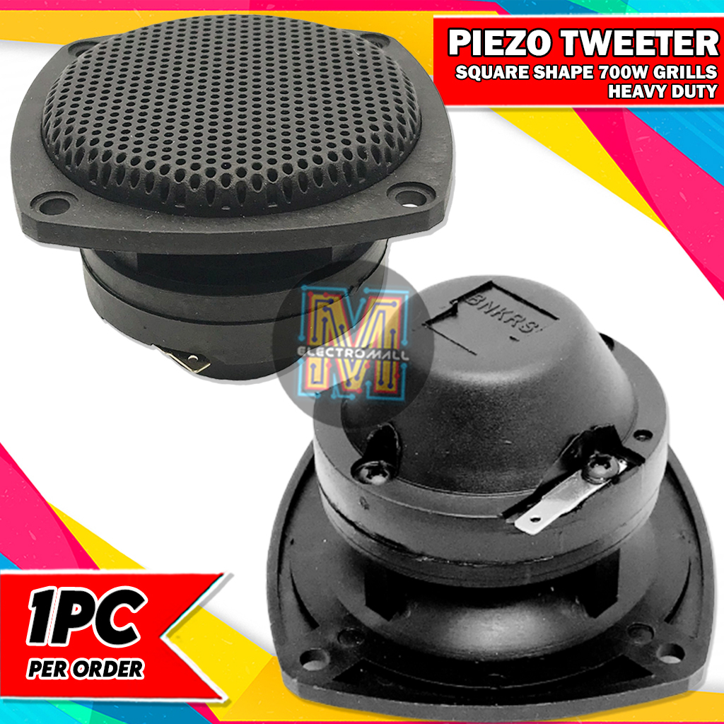 Square Piezo Tweeter With Grills 700W Heavy Duty | Shopee Philippines