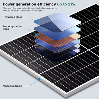 Solar Panel 200W/400W Household Charging Panel Monocrystalline Silicon ...