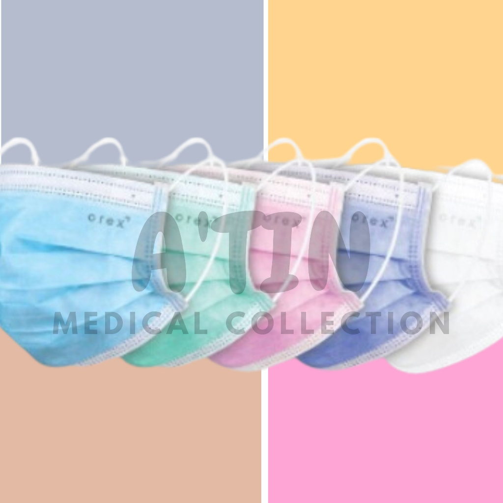 OREX 3 Ply Disposable Earloop Face Mask - 1 box (50pcs) | Shopee ...