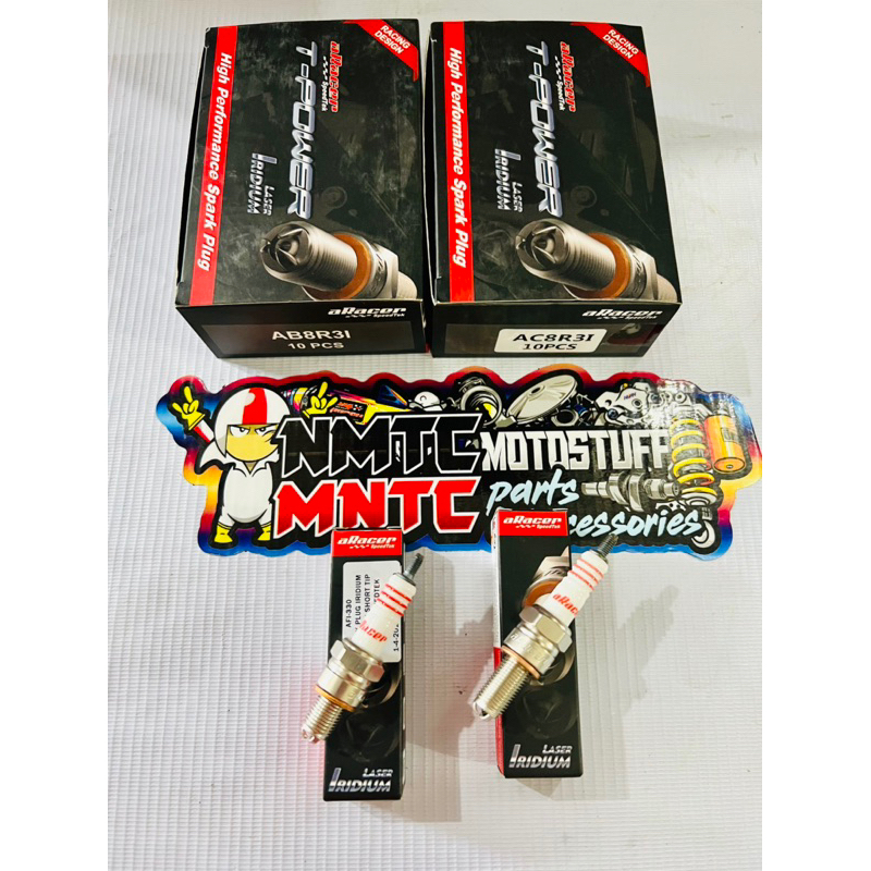 ARACER SPEEDTEK LASER IRIDIUM SPARK PLUG LONG/SHORT TIP RAIDER150 ...