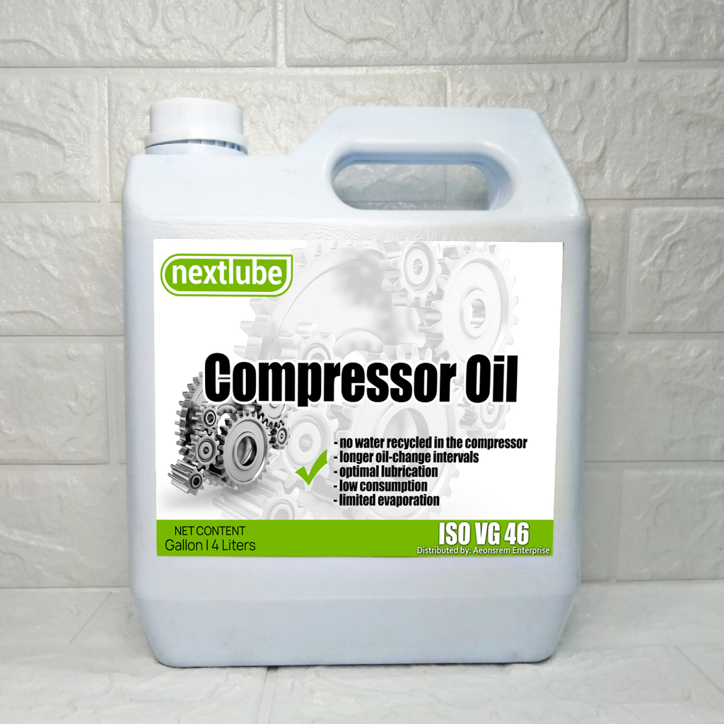 Compressor Oil Iso Vg 46 (Gallon) (Nextlube) | Shopee Philippines