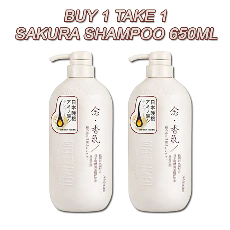 Styleclub Buy 1 Take 1 650ML Authentic Sakura Shampoo Japanese Amino ...