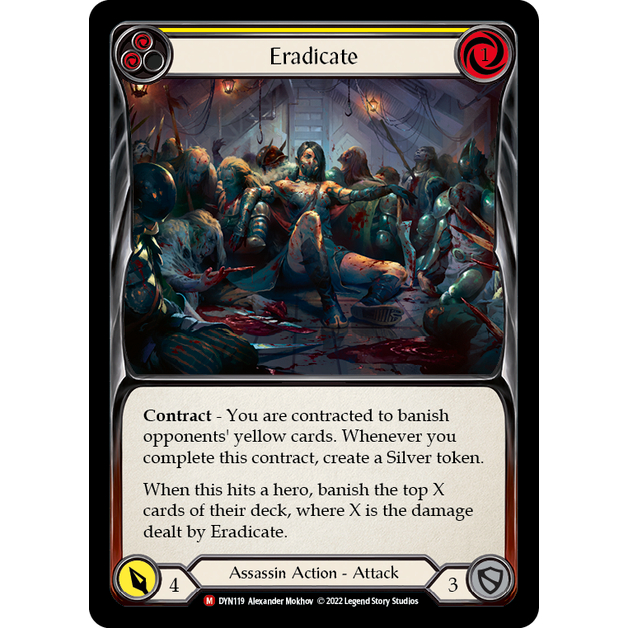 Eradicate (DYNASTY - Flesh and Blood TCG) | Shopee Philippines