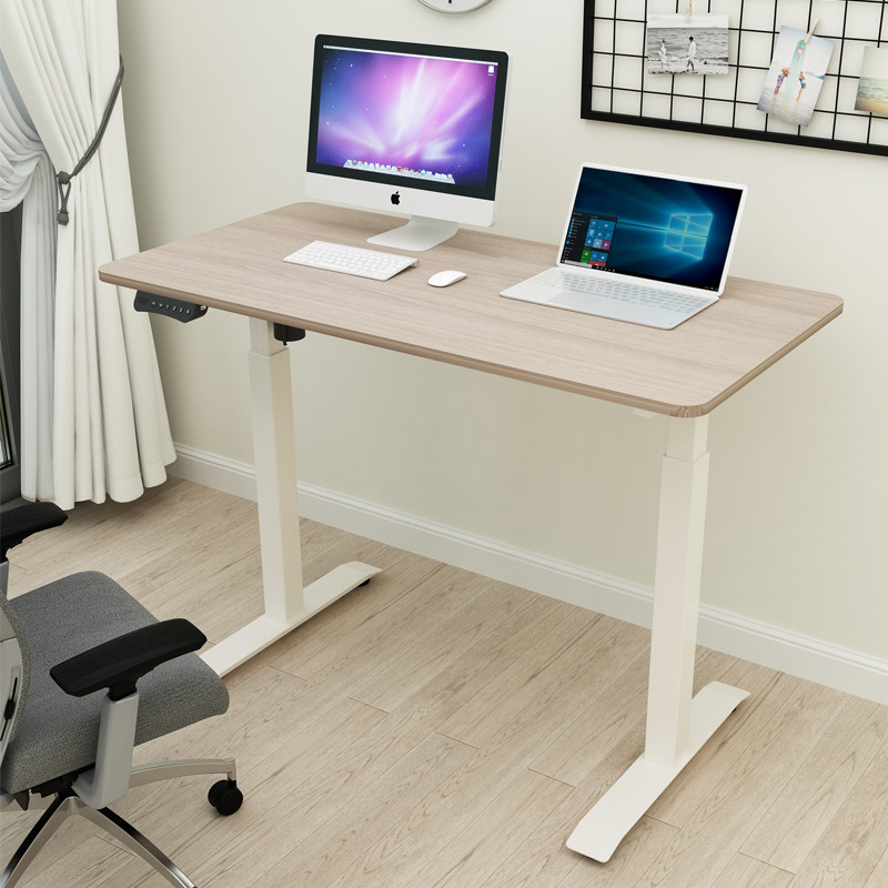55 inches 1.4M Electric Standing Desk Single Motor Height Adjustable ...