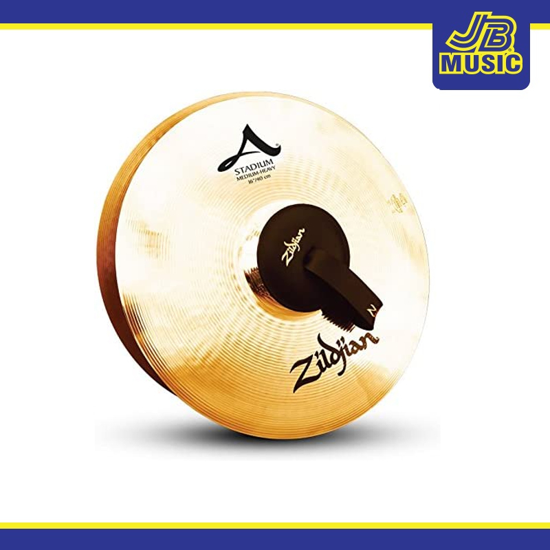 Zildjian A0487 Stadium Med/Heavy Band Cymbal Pair (Strap and Holder not ...