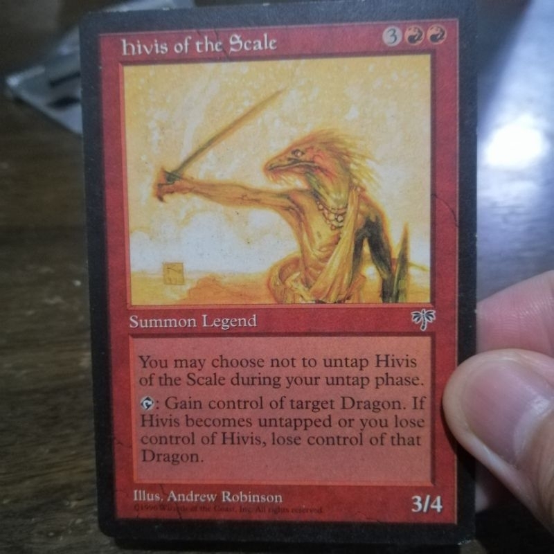 1 PLAYED Hivis of the Scale Mirage MTG card magic commander EDH reserve ...