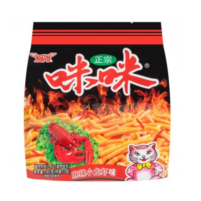 MiMi Chinese Snack Spicy Crayfish Flavored 180g | Shopee Philippines