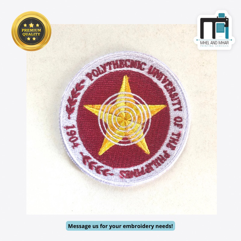 PUP Embroidered Patches | Shopee Philippines