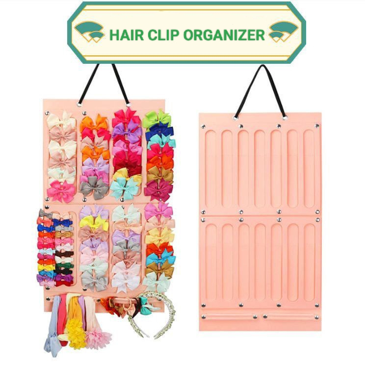 Hanging Storage Organizer For Hair Bow Clip Headband Ponytail ...