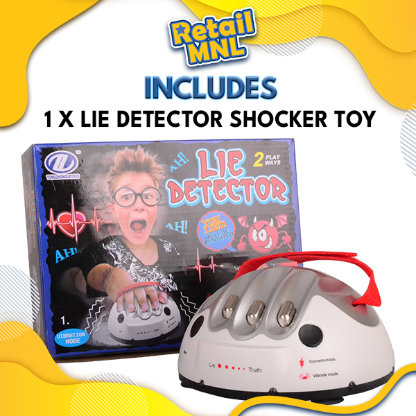 Retailmnl Lie Detector Electric Shock Party Games Kids Toys | Shopee ...