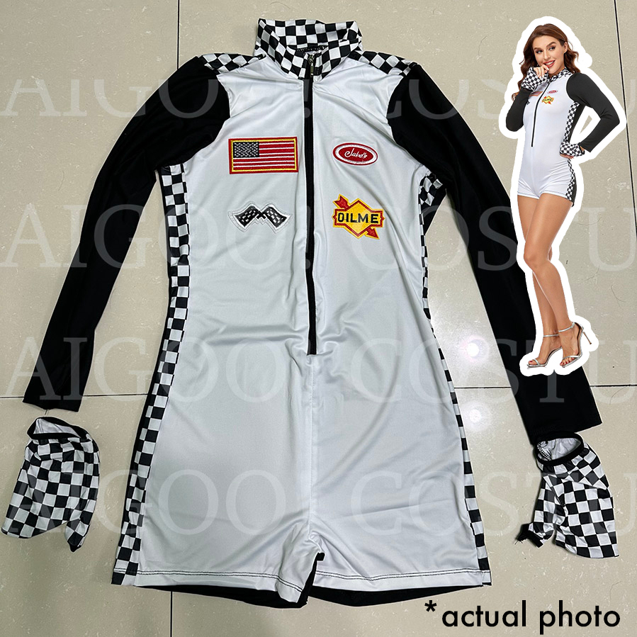 Racing Costume for Women F1 Car Racer Romper for Adults Birthday ...