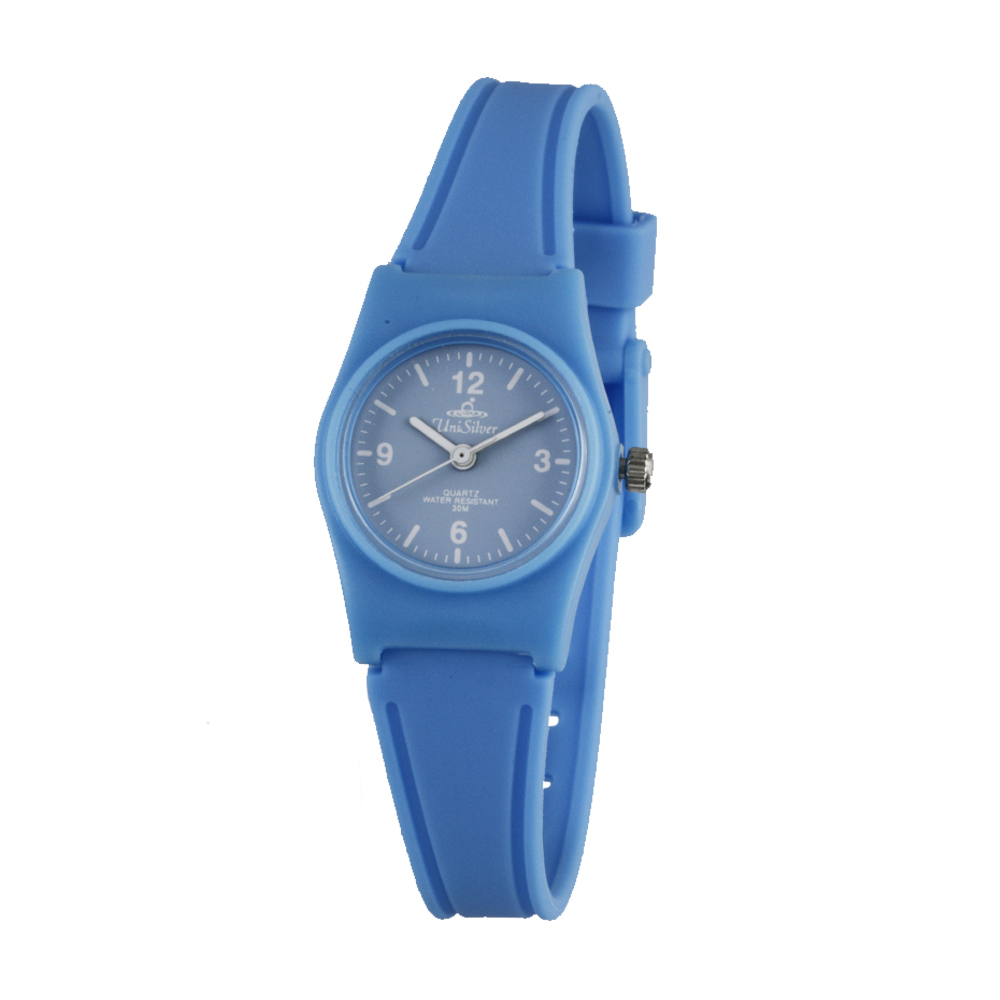 UniSilver TIME Women's Analog Blue Rubber KW4789-2003 Watch | Shopee ...