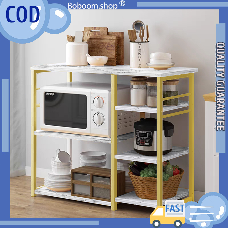 COD Oven Rack Multi-Layer Microwave Shelf Multifunctional Storage Rack ...