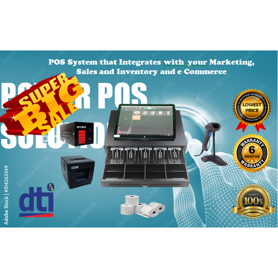 POS/ Point of Sale System /iChico All in One MiniPC/ Cash drawer ...