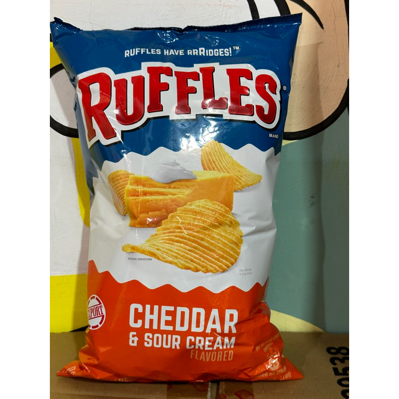LAYS / RUFFLES Cheddar And Sour Cream Chips - 13oz | Shopee Philippines