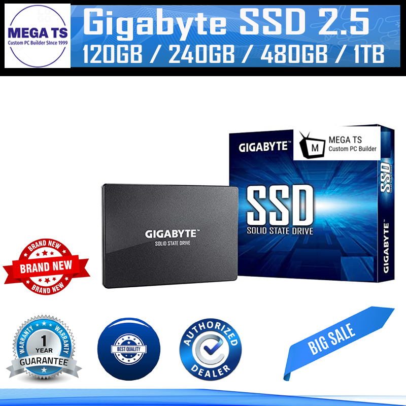 Storage , Gigabyte SSD 2.5" 1TB/480GB/240GB/120GB - Brand-New Computer ...