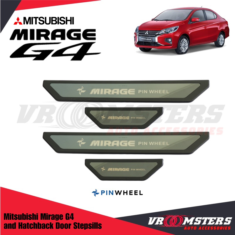 Mitsubishi Mirage G4 and Hatchback Door Stepsills #Vroomsters | Shopee ...