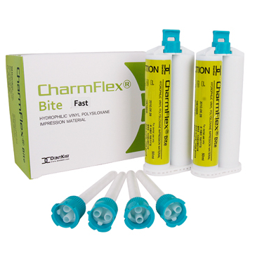 CHARMFLEX BITE[DENTKIST/KOREA]2CART. DENTAL BITE REGISTRATION IMPRESSION MATERIALS MEASURE ...
