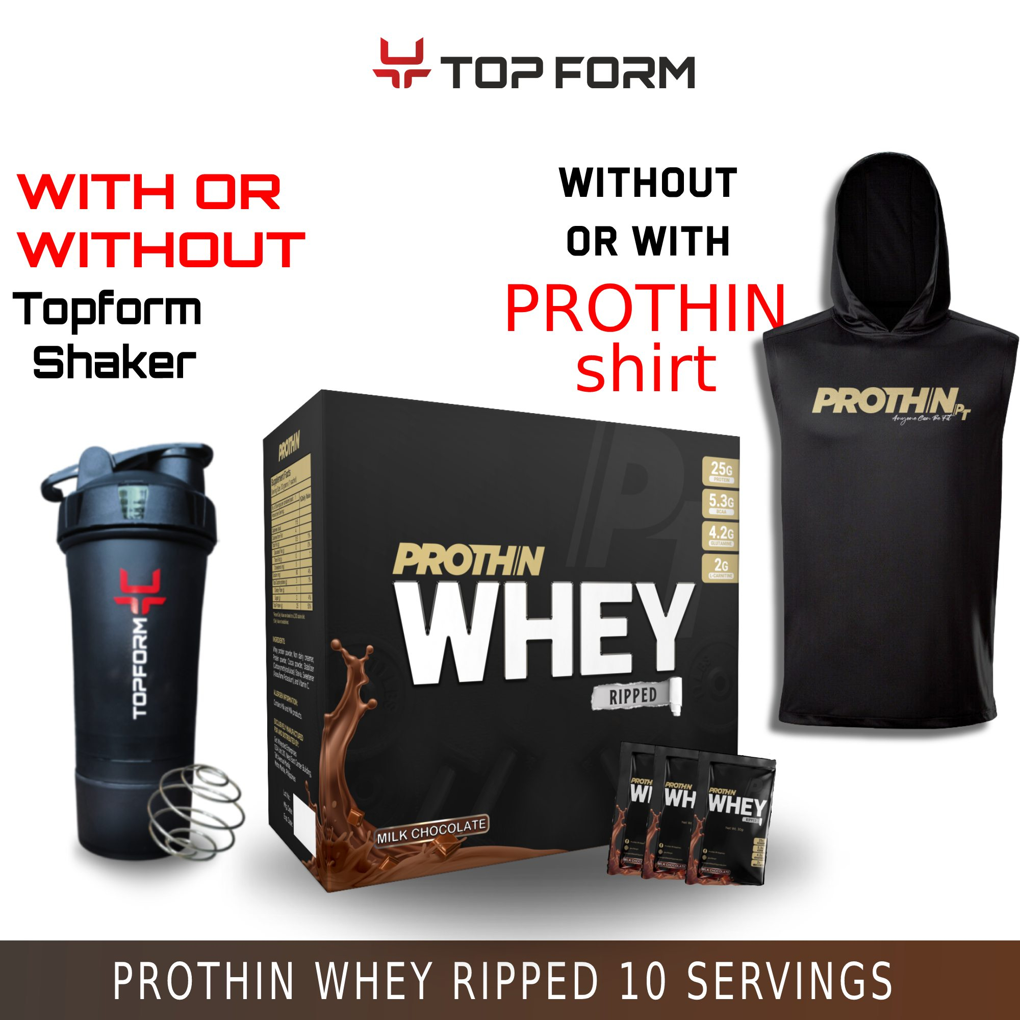 PROTHIN WHEY RIPPED 10 Servings | Shopee Philippines