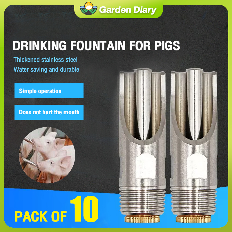 Pig with drinking fountain stainless steel pig drinking spout pig ...