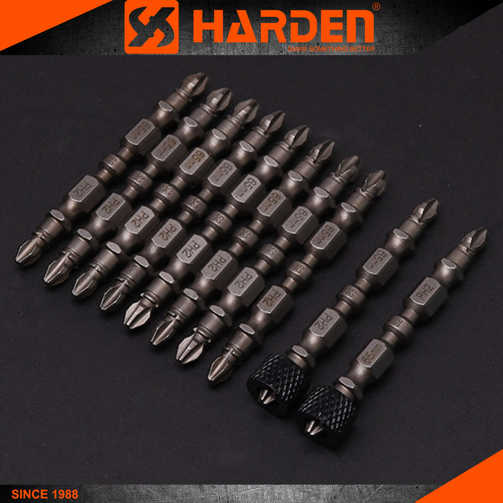 Harden 100mm Screwdriver Bits Set 10Pcs PH2 X 65mm | Shopee Philippines