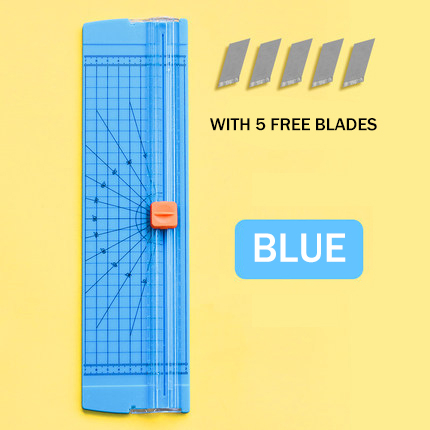 VK Portable Paper Trimmer Plastic Paper Cutter A4 Size Office Cutting ...