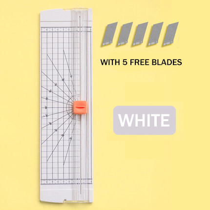 VK Portable Paper Trimmer Plastic Paper Cutter A4 Size Office Cutting ...