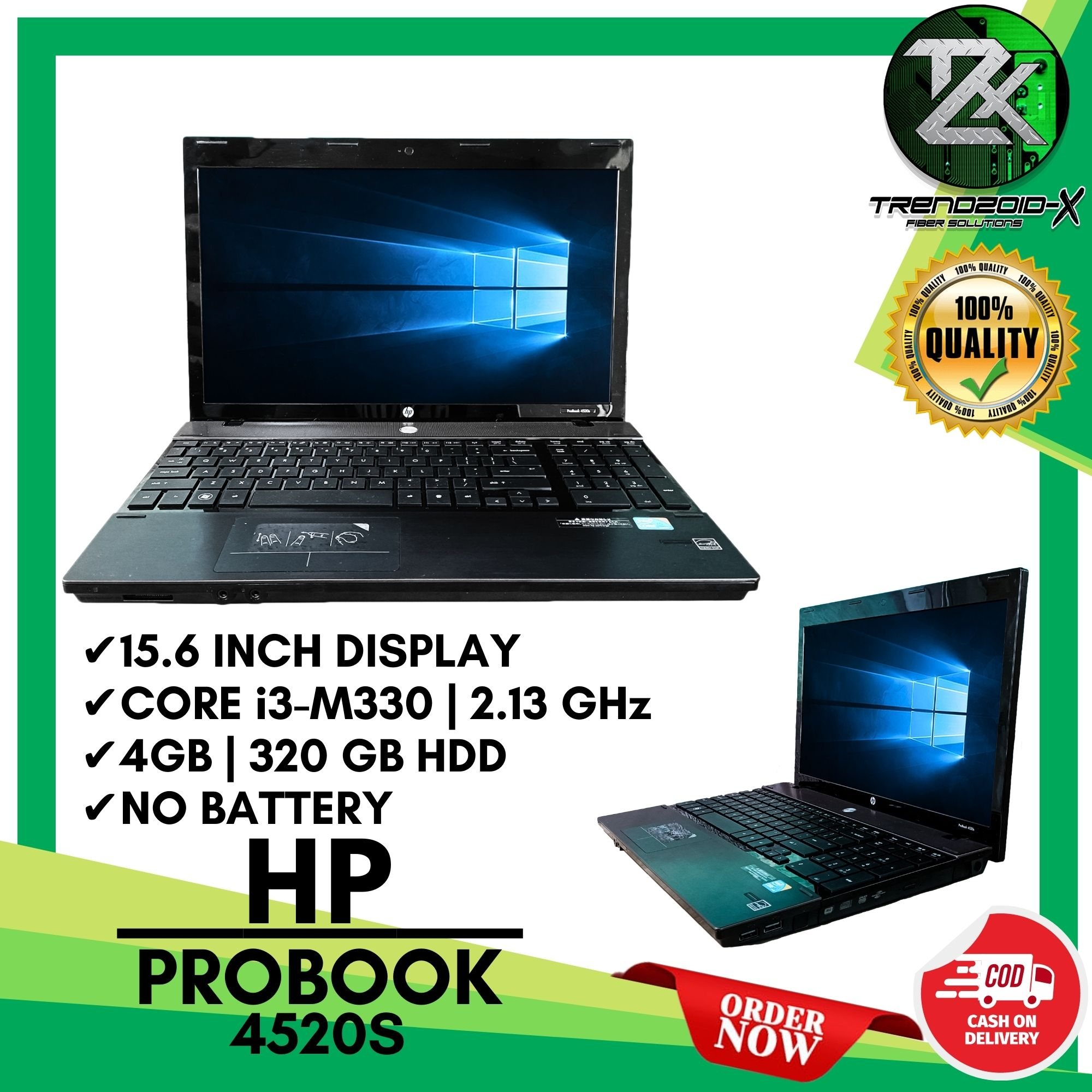 HP PROBOOK 4520S LAPTOP | TRENDZOID - X FIBER SOLUTIONS | Shopee ...