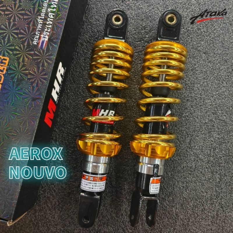MHR RACING REAR SHOCK ABSORBER Aerox Nouvo 270MM 2PCS | Shopee Philippines