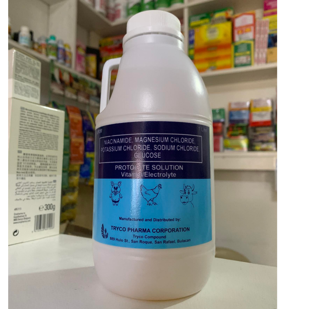 Protolyte Solution Vitamin / Electrolyte 1 Liter AGRIVET | Shopee ...