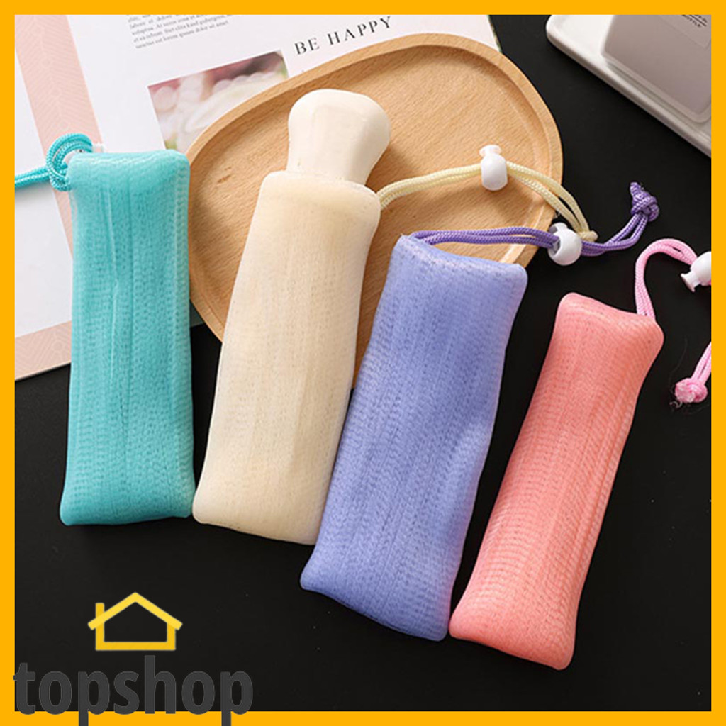 TOPSHOP 1pc Soap Foaming Mesh Net Body Shower Cleaning Bubble Mesh Bag ...
