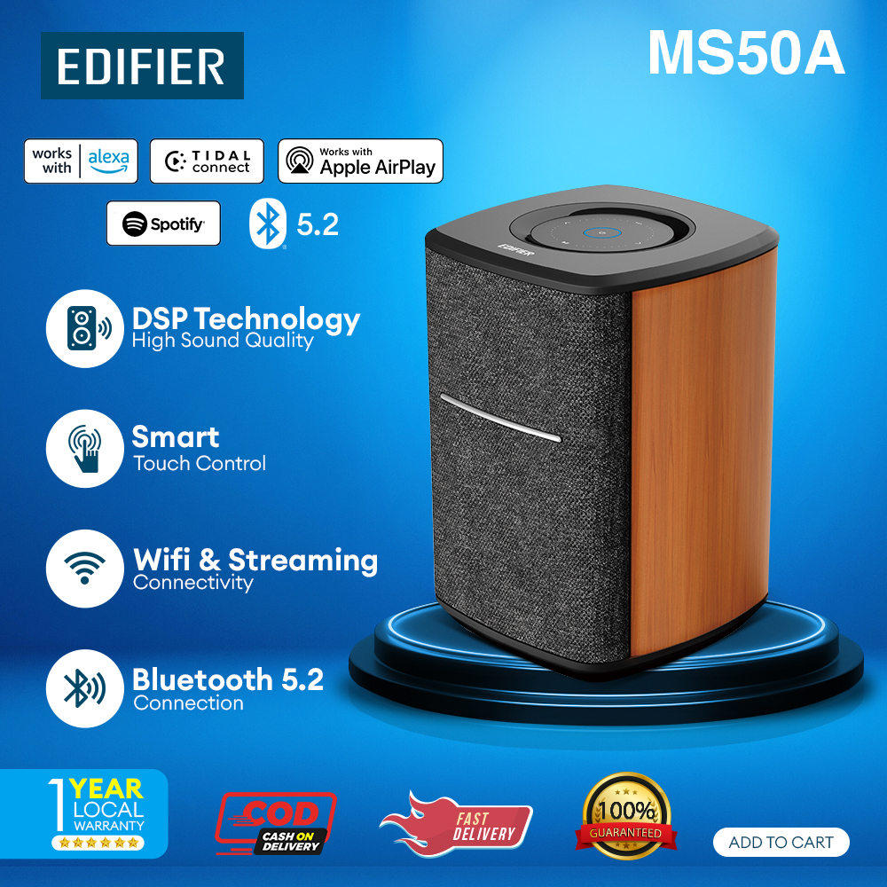 Edifier MS50A Wi-Fi Speaker Bluetooth 5.2 Speaker | Shopee Philippines