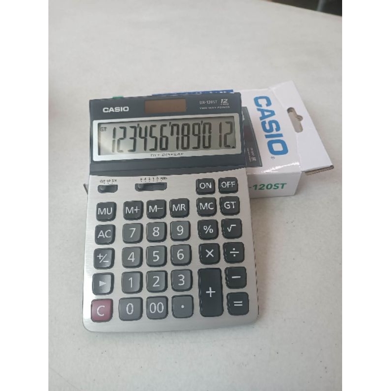 CASIO DX120ST DESKTOP CALCULATOR ORIGINAL WITH 12 MONTHS WARRANTY ...