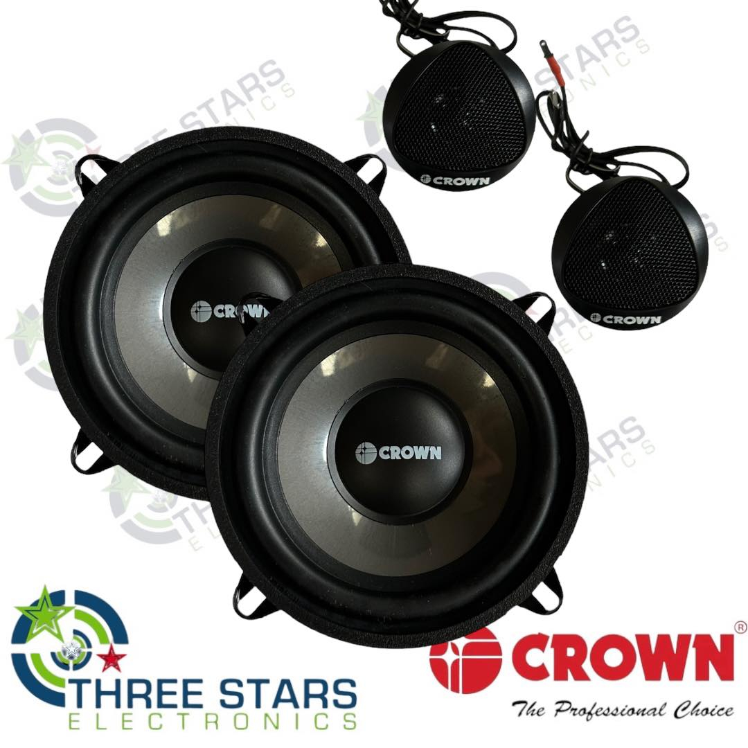 Crown 2pcs CV-517 5.25 inch 2 way Car Speakers 170 Watts | Shopee ...