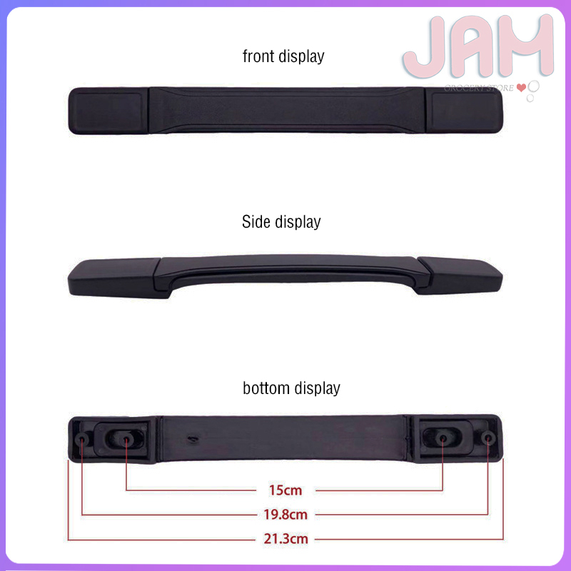 Universal Black Luggage Suitcase Trolley Grip handle Replacement Travel ...