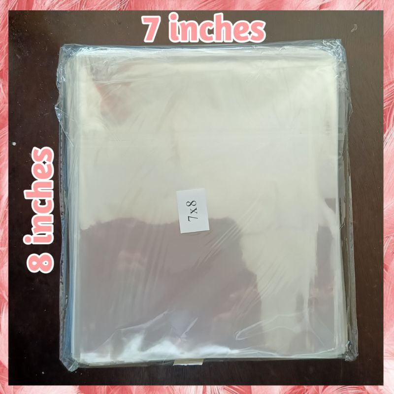 Opp Plastic 7x8, 7x9 (100pcs.) non adhesive | Shopee Philippines