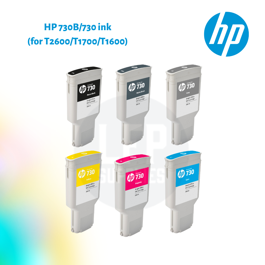 HP 730 / 730B Ink Cartridge (for HP Designjet T2600/T1700/T1600) | Shopee Philippines