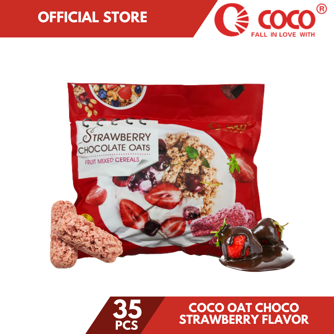 COCO OatChoco Bar Strawberry Flavor 400g | Shopee Philippines