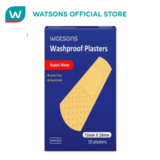 WATSONS Washproof Plaster 10s | Shopee Philippines