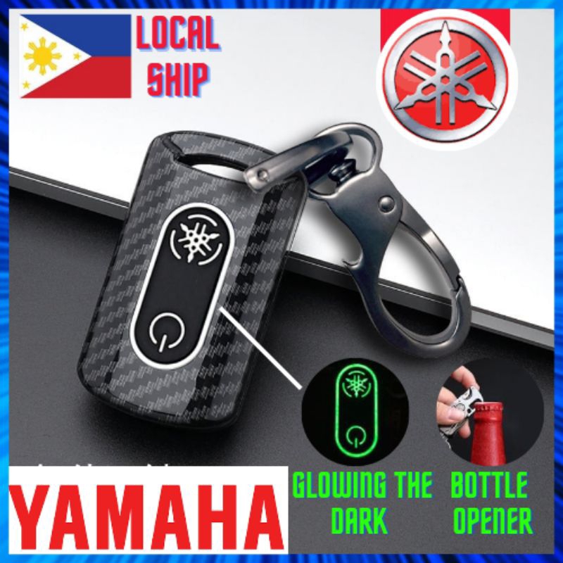Yamaha Nmax V2, Aerox V3 SP, Sniper155 Keyless Remote Key Cover Carbon ...