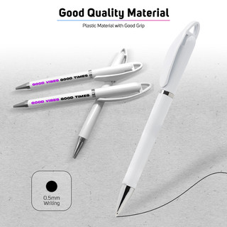 50pcs White Printable Ballpen Using Laser Decal UV Stickers Sublimation ...