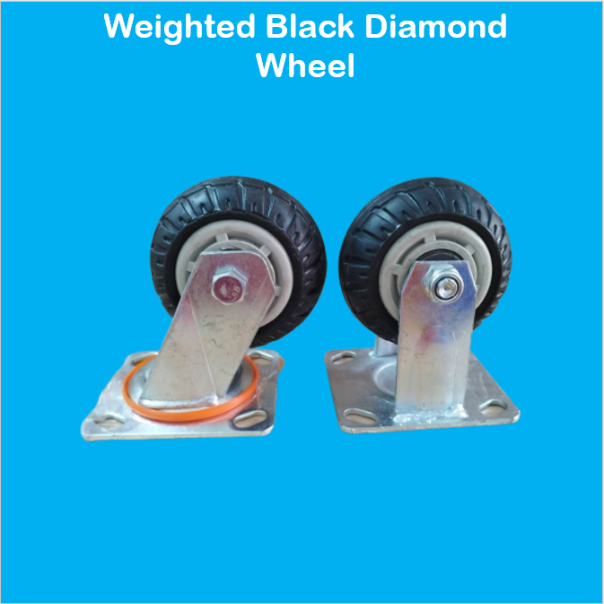 Toyu Weighted Black Diamond Wheel (200kg) 4'' 4'' 5'' 5 6'' 6'' 8'' 8 ...
